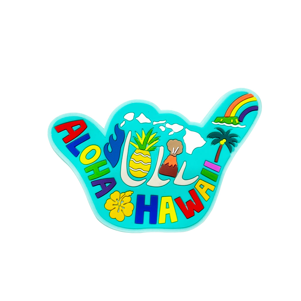 RUBBER MAGNET: Aloha Hawaii Shaka – Aloha Ave Store - Made with Aloha