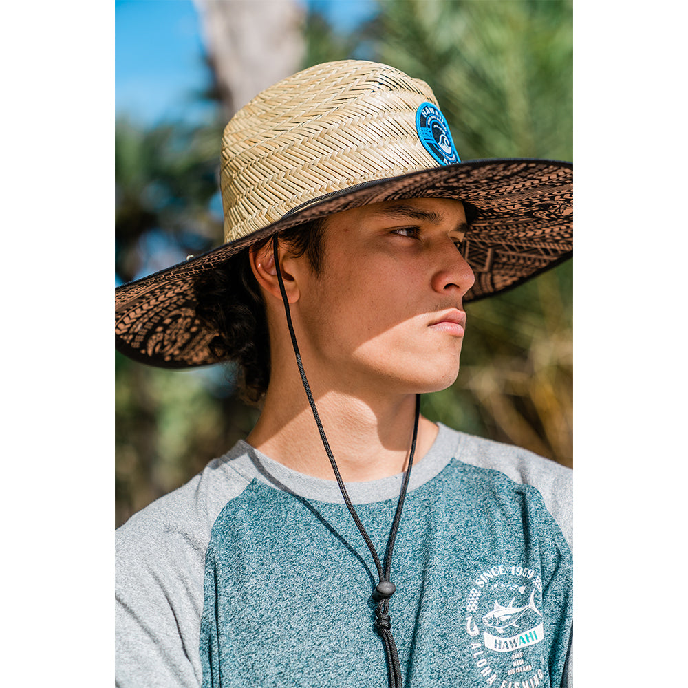 STRAW HAT: TAPA – Aloha Ave Store - Made with Aloha