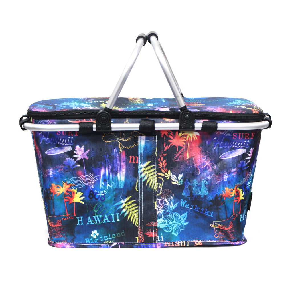 POLY COOLER PICNIC BASKET: Rainbow Night – Aloha Ave Store - Made with ...